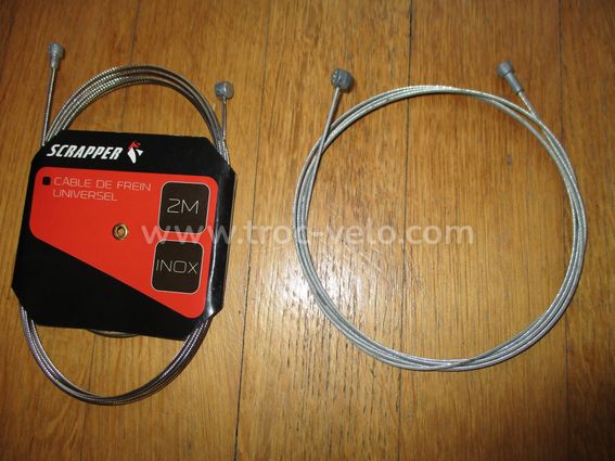 Câbles de Frein Doubles Têtes Universel - SCRAPPER - 93330 - Troc Vélo