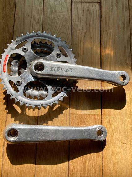 Pédalier VTT vintage SHIMANO STX RC triple - SHIMANO - 74800 - Troc Vélo